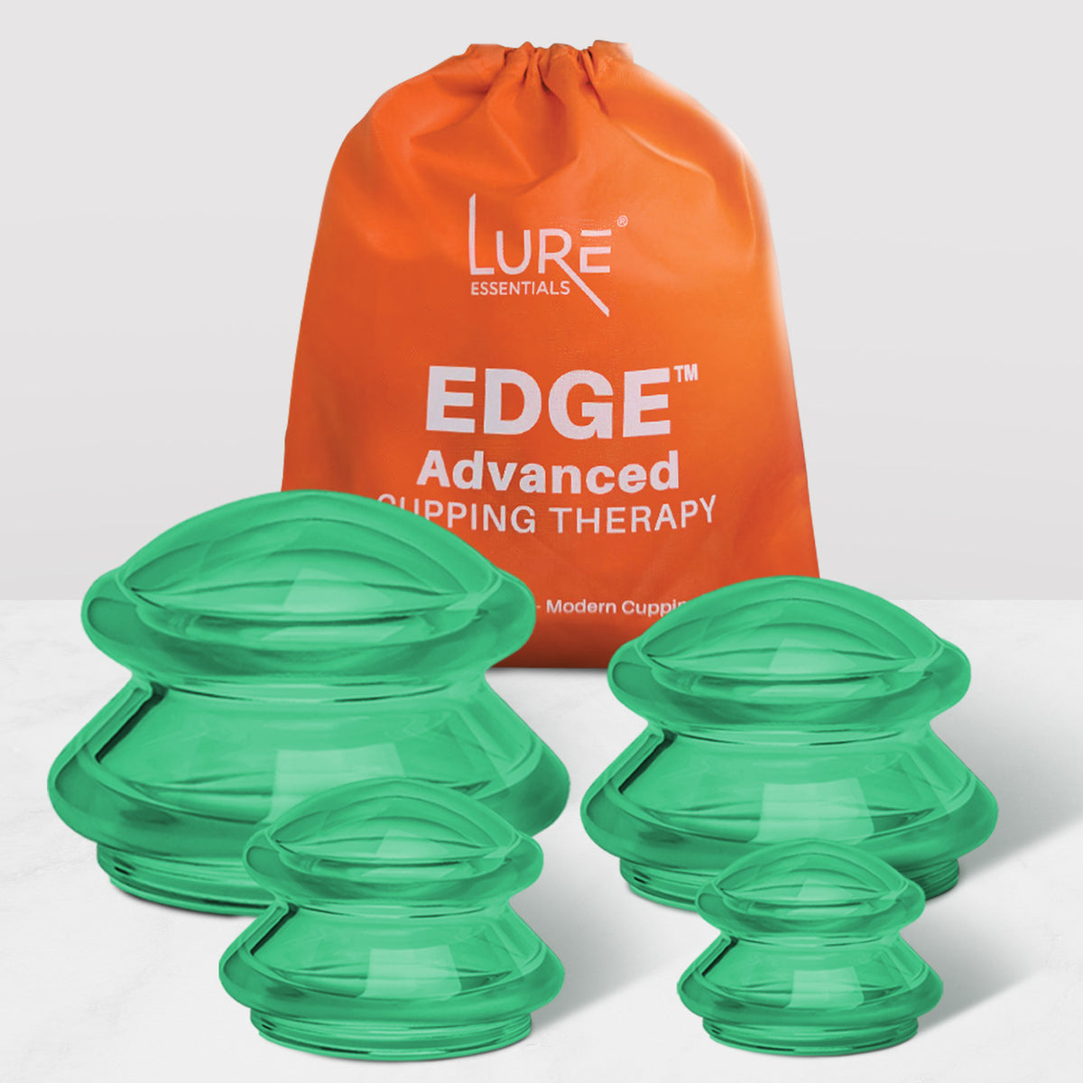 EDGE Cupping Therapy Set - Blue: Choose 2, 4 or 6 cups – Lure Essentials