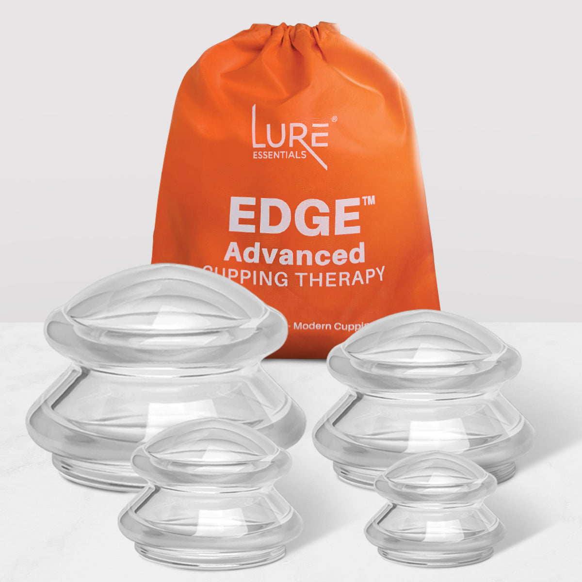 EDGE Cupping Therapy Set - Blue: Choose 2, 4 or 6 cups – Lure Essentials